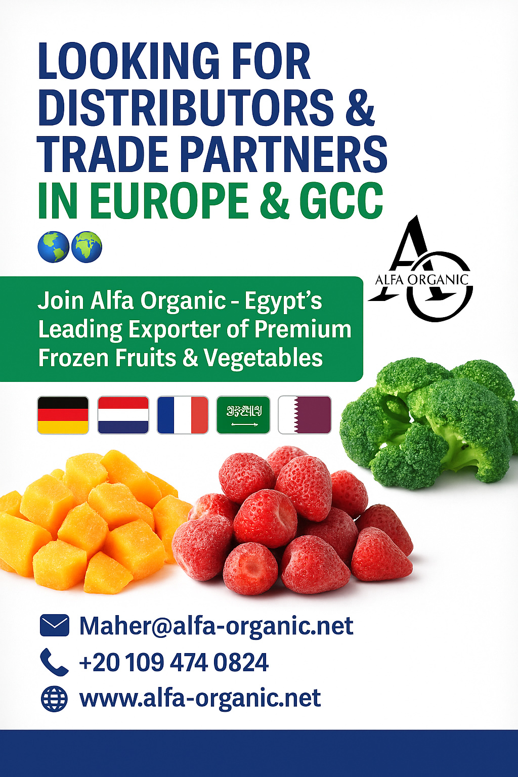 🌍 Looking for Distributors & Trade Partners in Europe & GCC 🌍 - Alfa ...